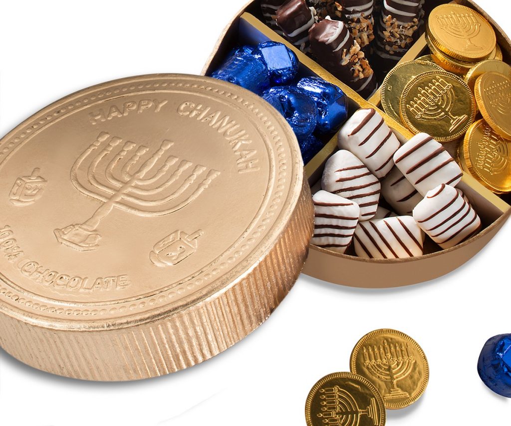 Chocolate “Gelt” Keepsake Box | MyKosherGifts.com