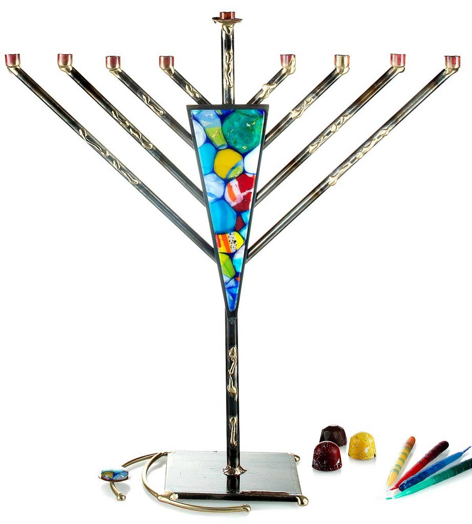 Grand Rambam Menorah | MyKosherGifts.com